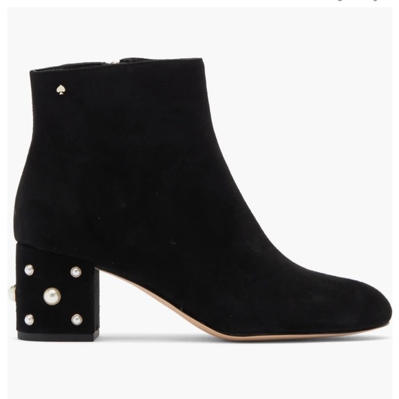kate spade | Shoes | Kate Spade Taraji Pearl Block Heel Bootie | Poshmark